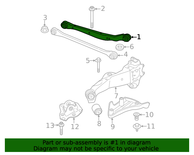 Genuine BMW 33-30-6-895-885 | Upper Control Arm | FREE Shipping on Most ...