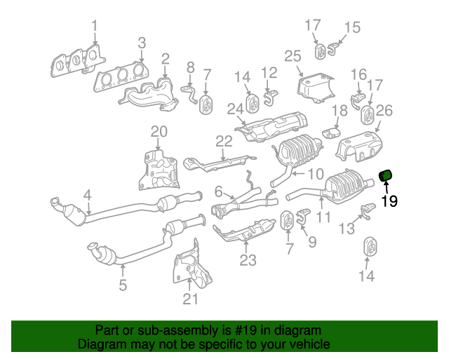171-490-01-27 - Tail Pipe Extension 2005-2008 Mercedes-Benz | Mercedes ...