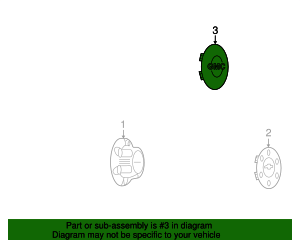 20941991 - Button Style Center Cap with Bowtie Logo 2005-2018 GM ...