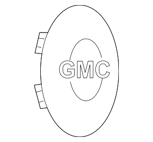 2005-2018 GM Button Style Center Cap with Bowtie Logo 20941991 GM ...