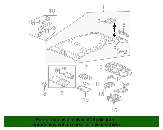 90667-S0D-003YD - Anchor Cover Clip 2012-2013 Honda Fit | Honda Parts ...