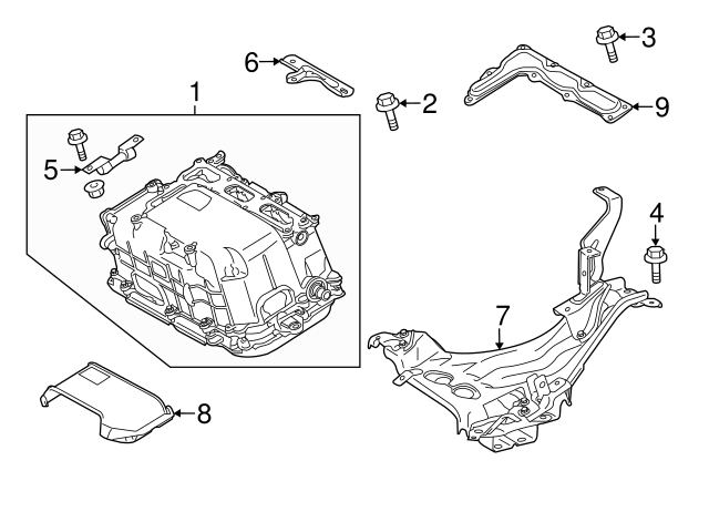 G9110-47030 - Lower Bracket 2010-2017 Toyota | Ourisman Toyota Parts