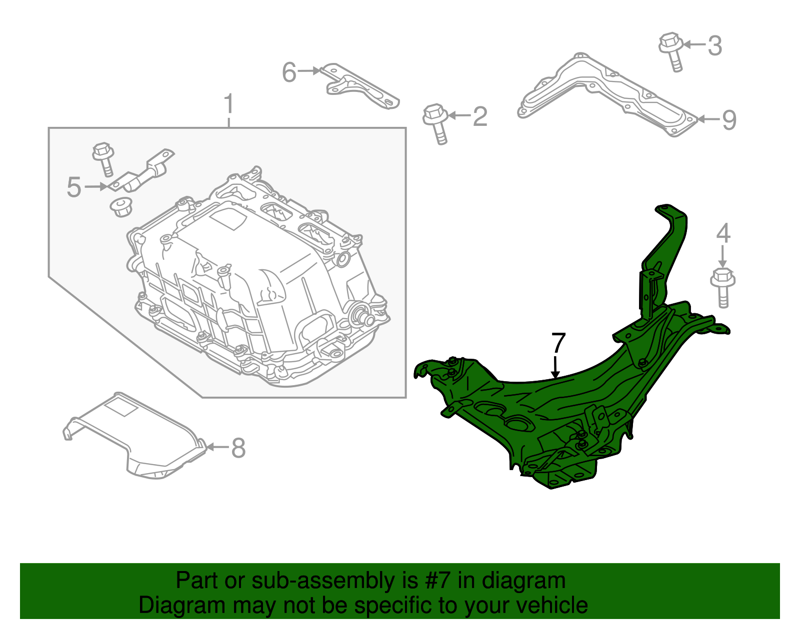 Genuine Toyota Lower Bracket part# G9110-47030 for 2010-2017 Toyota ...