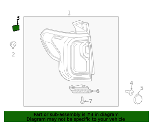 2014-2019 GM Tail Lamp Retainer Clip 23275794 GM | GMPartsDirect.com
