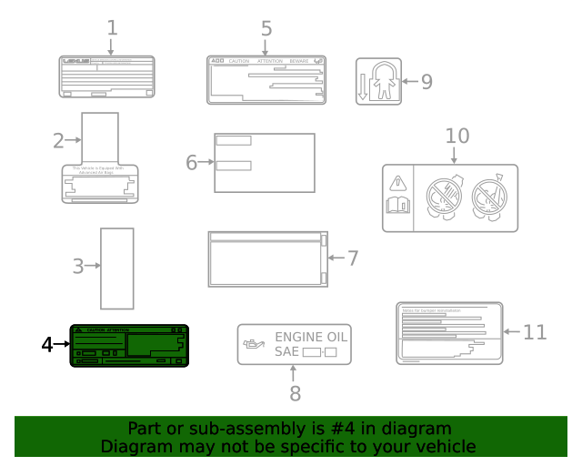 88723-06130 - AC Label 2019-2024 Lexus | Longo Lexus Parts
