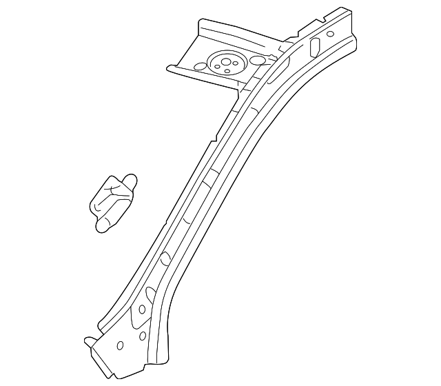 2019-2022 GM Driver Side Windshield Inner Side Frame 23381536 ...