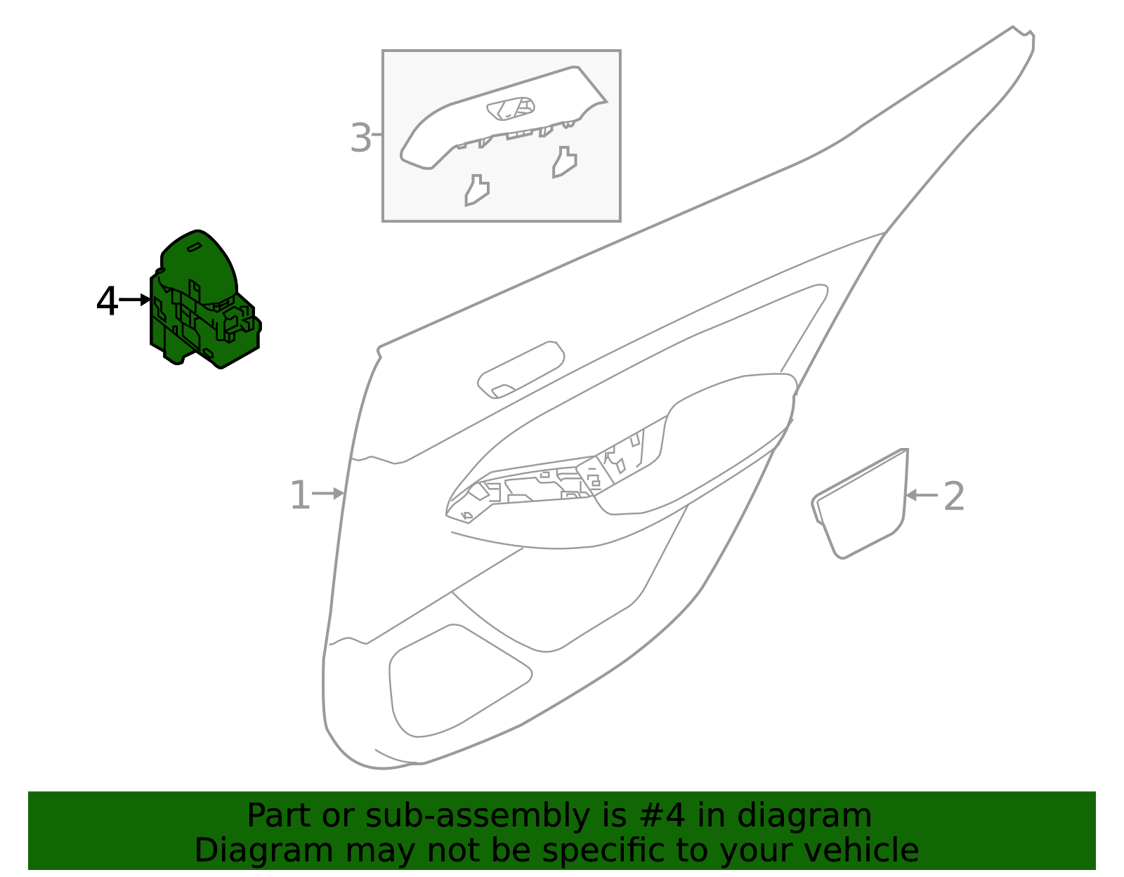 2019-2024 Nissan Altima Window Switch 25411-6CA0A | Nissan Parts Central