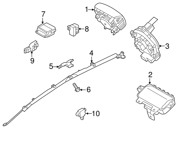 93490-1R441 - Clock Spring - 2012 2013 Hyundai Accent | World OEM Parts ...
