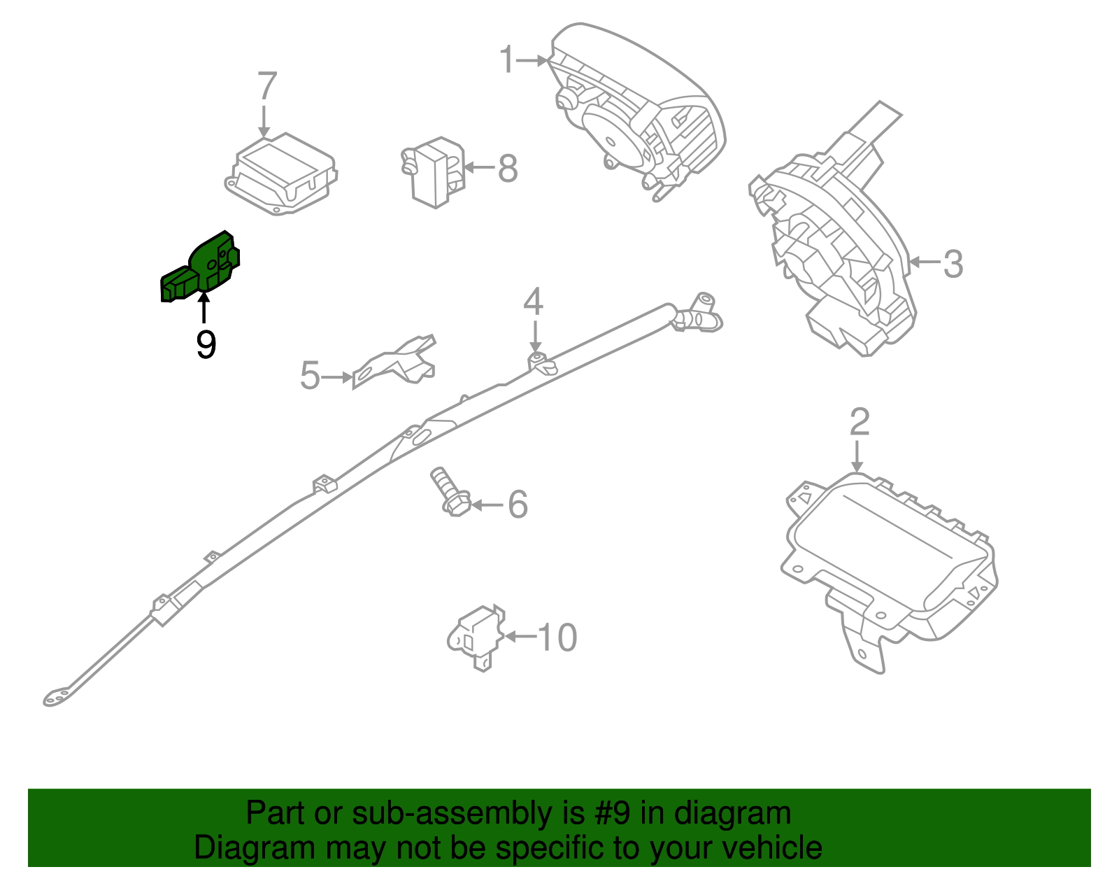 2012-2017 Hyundai Side Impact Sens 95920-1R000 | OEM Parts Online