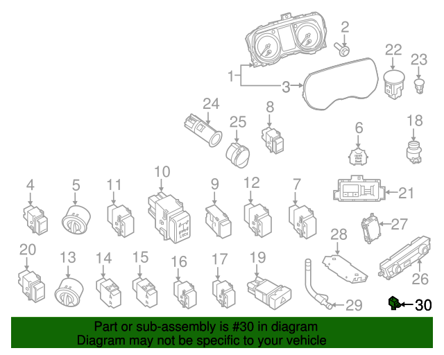 2011-2024 Nissan In-Car Sensor 27720-3AA0A | TascaParts.com