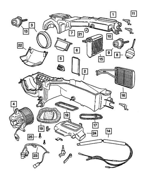 Air Conditioner and Heater Units for 2002 Jeep Wrangler | We R Mopar