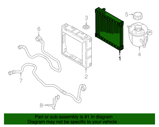 Genuine BMW 17-11-8-743-665 | Radiator | FREE Shipping on Most Orders ...
