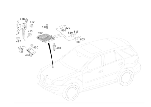 Engine Control Module for 2008 Mercedes-Benz ML 350 | Mercedes-Benz USA ...