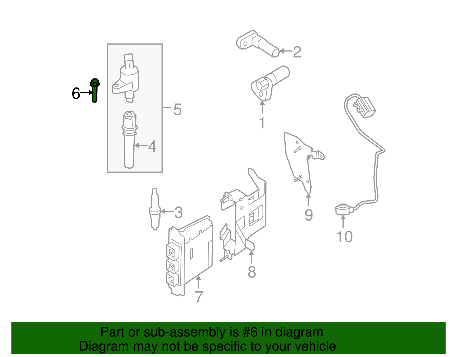 Genuine OEM Ford Part - Ignition Coil Screw W711062-S437 | Genuine OEM ...