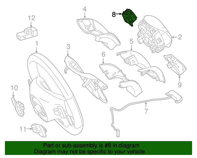 2015-2020 Mercedes-Benz Switch 099-905-07-00-9107 | MB OEM Parts