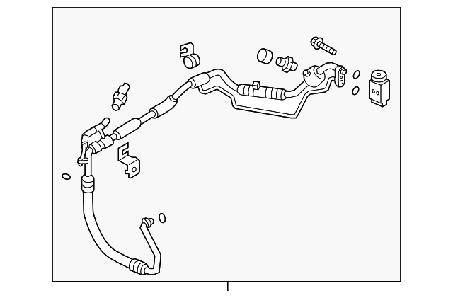 2015-2017 Hyundai Liquid & Suction Hose Assembly 97775-A5600 | World ...