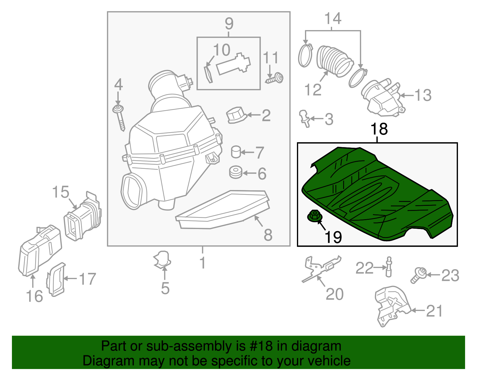 13717843155 - 2012-2019 BMW Engine Cover (13-71-7-843-155) | BMW of ...