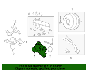 2015-2019 Cadillac Brake Master Cylinder 84614708 GM | GMPartsDirect.com