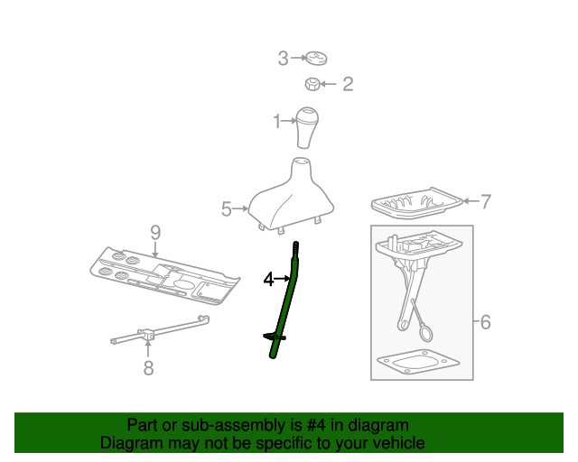 2003-2019 Mopar Transfer Case Shifter Lever 52105550AA | TascaParts.com
