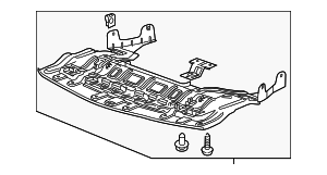 2015-2016 Chevrolet Trax Splash Shield 42371767 | TascaParts.com