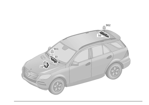 Parktronic System (Pts) for 2012 Mercedes-Benz ML 350 | Mercedes-Benz ...