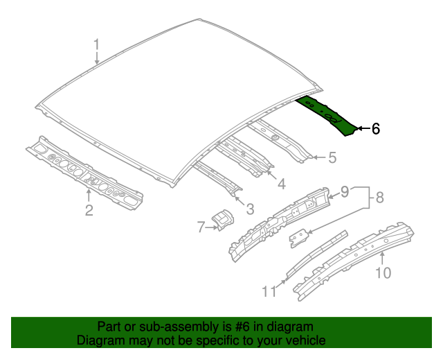 2014-2018 Mazda 3 Rear Header B45A-70-700A | OEM Parts Online