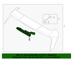92700-Q5000 - High Mount Lamp 2021-2024 Kia Seltos | Kia.Parts Store