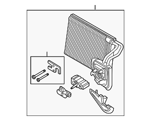 Genuine BMW 64-11-9-382-873 | Evaporator Core | FREE Shipping on Most ...