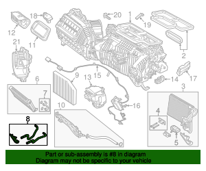 64119382866 - 2018-2022 BMW Pipe Assembly (64-11-9-382-866) | BMW of ...