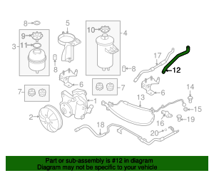 Genuine BMW 32-41-6-850-285 | Suction Hose | FREE Shipping on Most ...