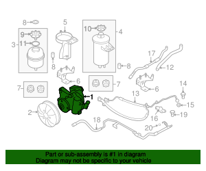Genuine BMW 32-41-6-769-766 | Power Steering Pump | FREE Shipping on ...