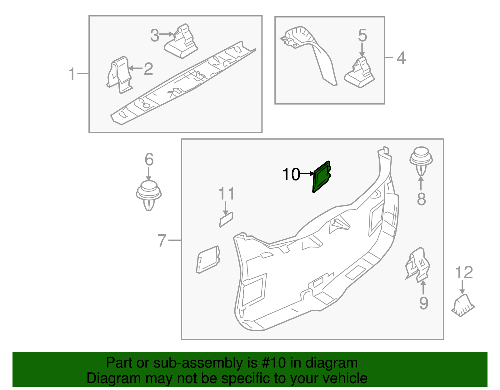 C513-68-967A - Access Panel 2012-2015 Mazda 5 | Florida Mazda Parts