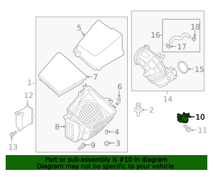 2019-2022 Hyundai Air Temp Sensor 39340-2A600 | OEM Parts Online