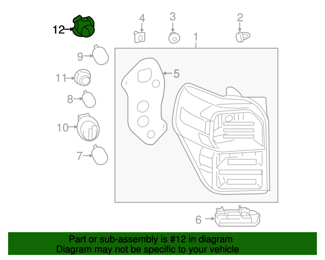 90075-60033 - Socket; Socket & Wire Sub-Assembly 2001-2013 Toyota ...