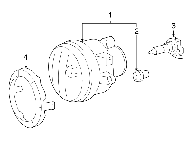 81221-52070 - Fog Light 2002-2009 Toyota | AutoNationParts.com