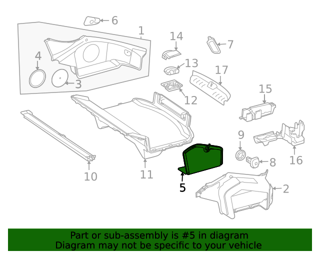 190-690-00-54-9H42 - Side Cover 2016-2021 Mercedes-Benz | Mercedes-Benz ...