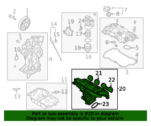 28310-2M800 - Intake Manifold 2021-2023 Kia K5 | Kia.Parts Store