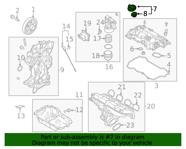 26510-2M010 - Filler Cap 2020-2023 Kia | Kia.Parts Store