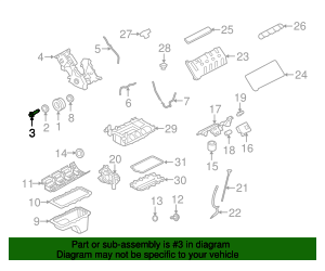 4G7Z-6A340-AA - Crankshaft Pulley Bolt 2007-2014 Ford Mustang | Group 1 ...