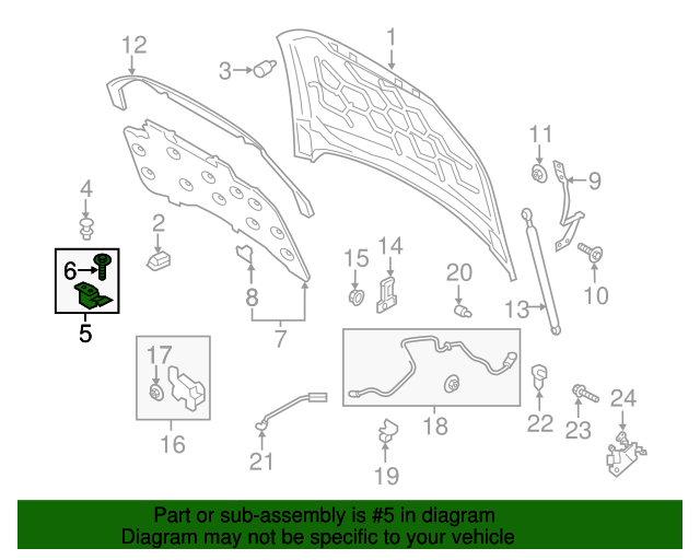 2013-2020 Ford Bumper Bracket - Driver's Side (LH) DS7Z-16758-D ...