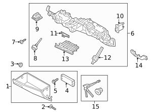 2020-2021 Genesis G90 Glove Box Door 84501-D2AB0-UUB | QuirkParts