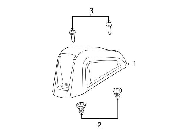 2014-2024 Ram Roof Marker Lamp 68169776AE | Mopar Parts Canada