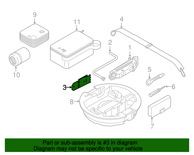 71-12-1-507-292 - Chock 2011-2024 BMW | AutoNation Parts