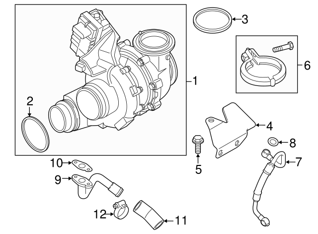 11427800611 - 2014-2018 BMW Oil Pipe (11-42-7-800-611) | BMW of South ...