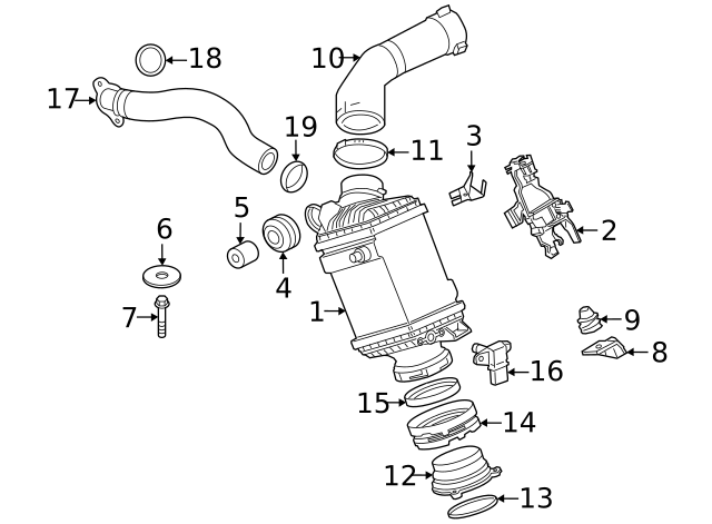 17-51-8-489-431 - Bracket for lambda probe cable 2019-2024 BMW ...
