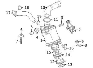 17-51-8-489-431 - Bracket for lambda probe cable 2019-2024 BMW ...