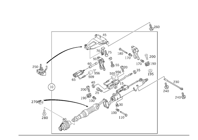 1960-2009 Mercedes-Benz Boot 203-462-02-96 | Mercedes-Benz Parts