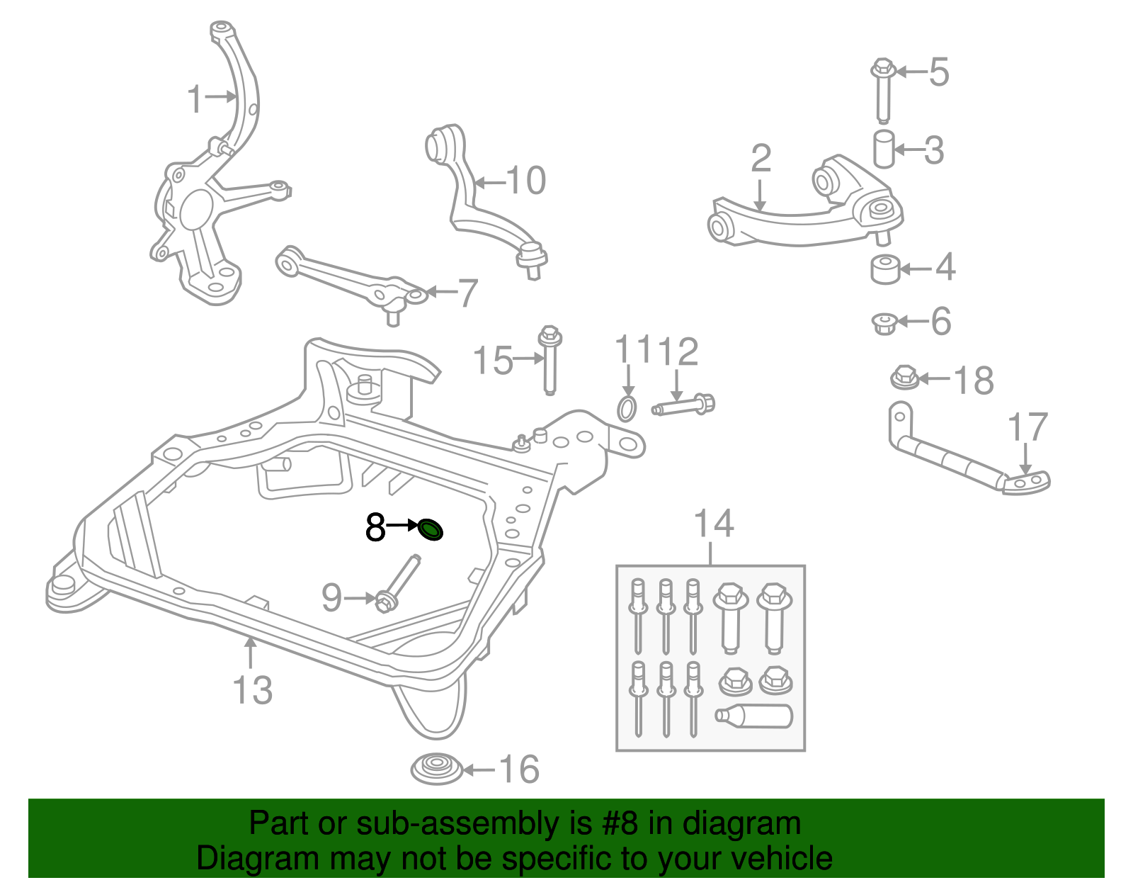 2006-2012 Ford Ft Lower Control Arm Washer 99958-1222 | OEM Parts Online