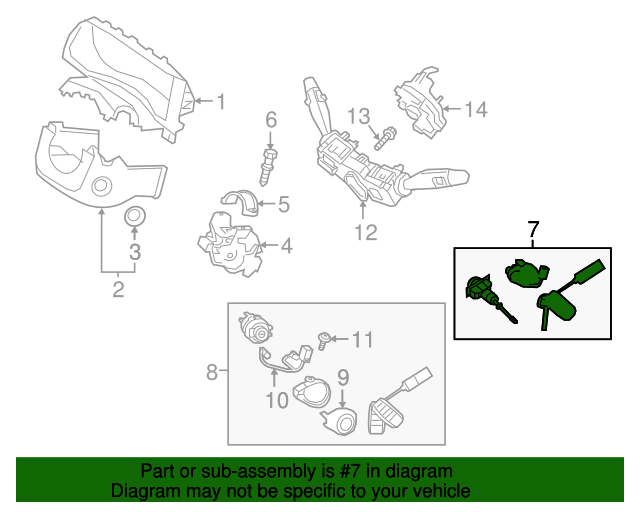 81905-G5120 - Ignition Lock Cylinder 2017-2021 Kia | Kia.Parts Store