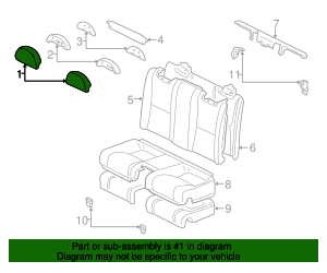 2002-2005 Lexus SC430 Headrest 71940-24070-A0 | OEM Parts Online